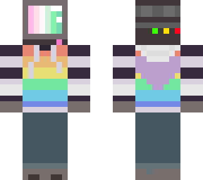 Axel the object head | Minecraft Skin