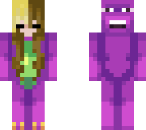 barney girl (edited) | Minecraft Skin