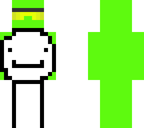 Dream but with PIT VIPER YELLOW | Minecraft Skin