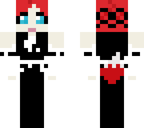 Japanese Fox Shrine Maiden | Minecraft Skin