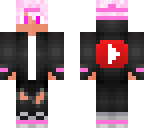Pink youtuber skin | Minecraft Skin