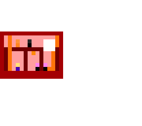 Pixel art the nether | Minecraft Skin