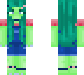 Random Color Picker Slime(??) Girl | Minecraft Skin