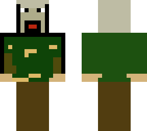 Srebrny Brek | Minecraft Skin