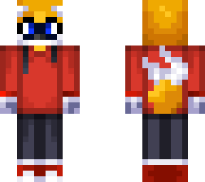 Tails but I remastered something i didn't make. | Minecraft Skin