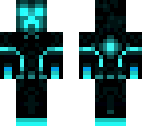 Tron Creeper | Minecraft Skins