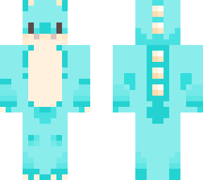 blue dino | Minecraft Skin