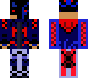 BOY with a cool mask and cool jaket | Minecraft Skin