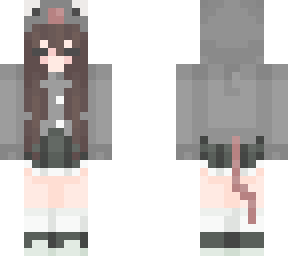 Cute Rat Girl | Minecraft Skin