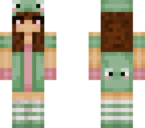 frog girl skin | Minecraft Skin