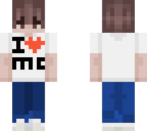 i love mc | Minecraft Skin