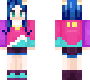 octoling oc - splatoon | Minecraft Skin