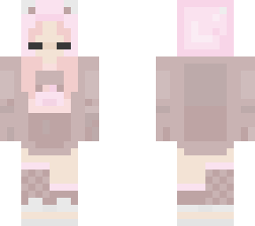 pink frog skin :) | Minecraft Skin