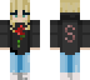 Rose Hoodie Girl | Minecraft Skin