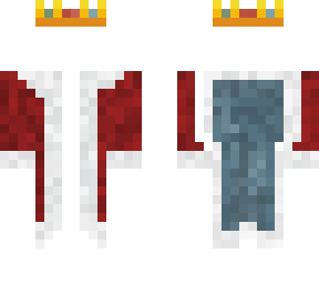 Royal robes and crown template | Minecraft Skin