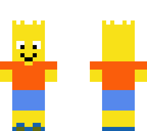 Bart Simpson Homer Simpsons Minecraft Skins