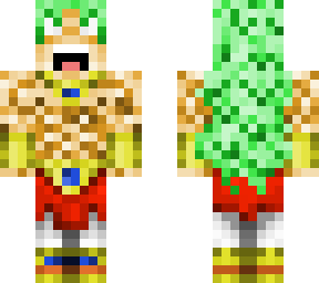 Broly The Legendary Super Saiyan (SS3 Edition) | Minecraft Skin
