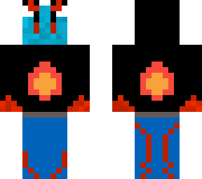 fire trident | Minecraft Skin