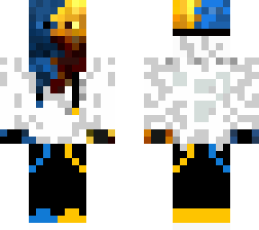 Half Blue Blaze | Minecraft Skin