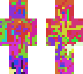 Mess of color | Minecraft Skin