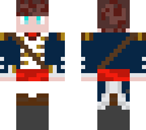 my skin in lmanberg revolutionary outfit | Minecraft Skin