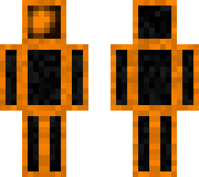Orange wraith | Minecraft Skin