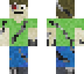 Terminator Damage version | Minecraft Skin