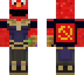 communist elmo | Minecraft Skins