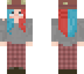 crimson and warped teehee | Minecraft Skin
