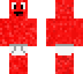Elmo with under wear on | Minecraft Skin