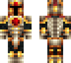 Gilded Knight (OptiFine Cape) | Minecraft Skin