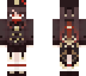 hu tao skin for minecraft | Minecraft Skin