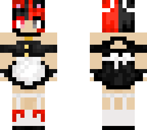 My OC for an SMP (In a Maid Outfit | Minecraft Skin