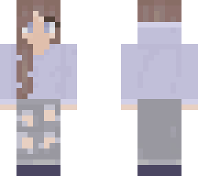 periwinkle girl | Minecraft Skin