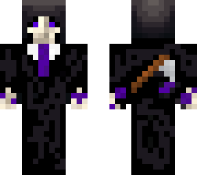 Purple Reaper in a Suit | Minecraft Skin