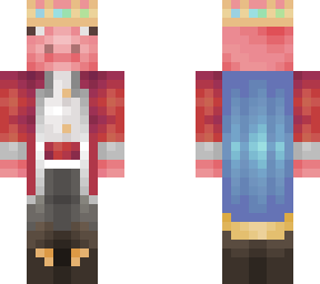 Technoblade Youtuber 2d | Minecraft Skins