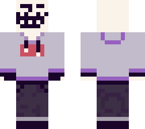 Trollface purple jacket | Minecraft Skin