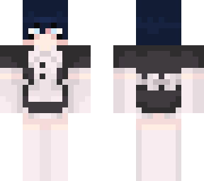 Androgynous maid outfit :) | Minecraft Skin