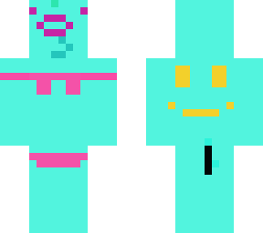 Blue bikini duck | Minecraft Skin