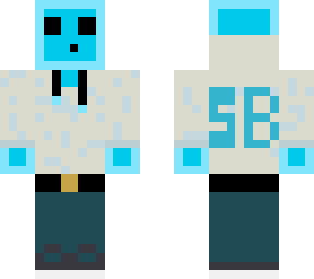 Blue Slime Boy | Minecraft Skin