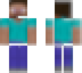 Blurred steve working | Minecraft Skin
