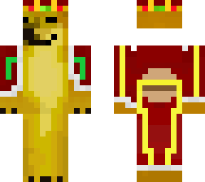 Cheesy King Cheems | Minecraft Skin