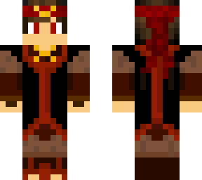 Fire Bender Minecraft Skins
