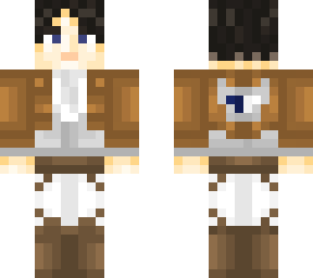 levi aot snk attack on titan ackerman | Minecraft Skins