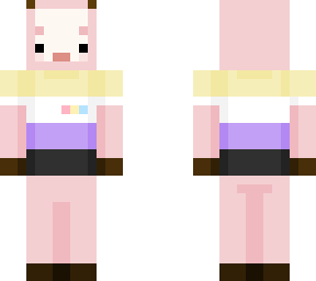 Pan and nonbinary shoop | Minecraft Skin