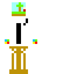 playstation 5 with controllers (minecraft screen | Minecraft Skin