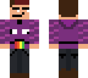 Purple Noob | Minecraft Skins