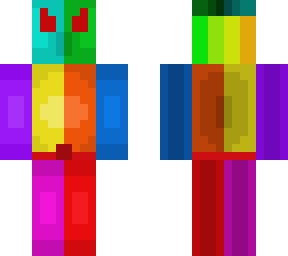 Rainbow Exterminator | Minecraft Skin