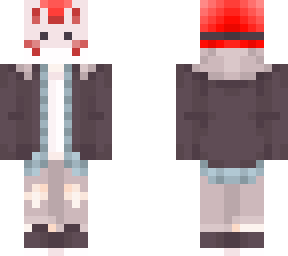 Red hair fox mask | Minecraft Skin