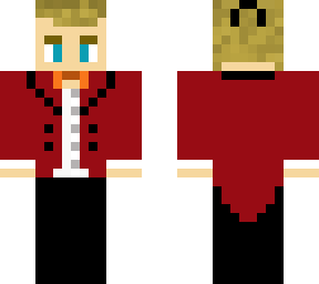 Red Tuxedo | Minecraft Skin